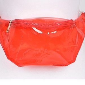 Bags | Clear Transparent Cool Barbie Fanny Pack | Poshmark